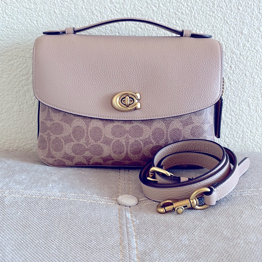Coach Cassie Crossbody Special Edition / Taupe Canvas - Gem